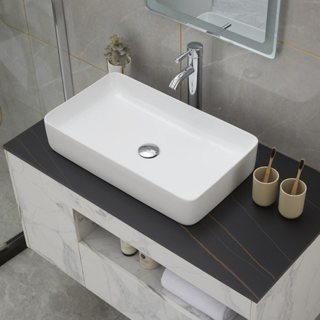 600mm bathroom ceramic sink counter top basin - Buy bathroom ceramic ...
